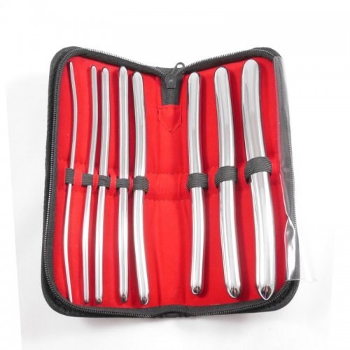 Harnröhren-Dehner Hegar - 8 Edelstahl-Dilatoren im Etui