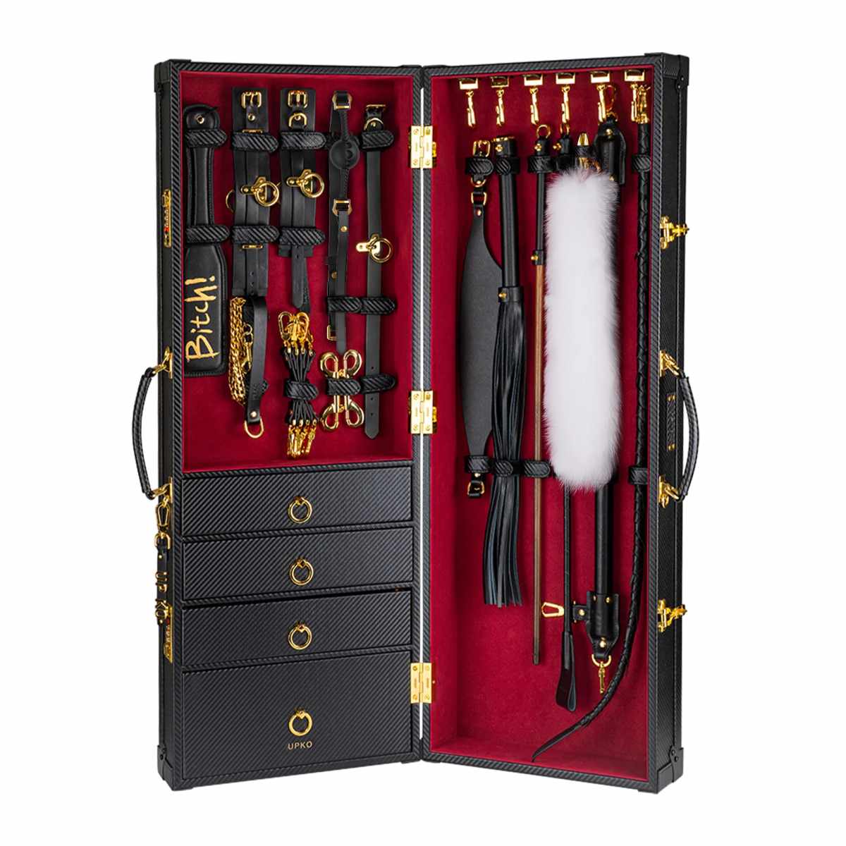 Komplett mit Inhalt | UPKO Luxus Transportkoffer | Baum