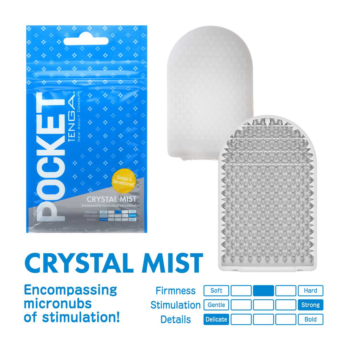 jetzt kaufen: Masturbator Tenga Pocket »Crystal Mist«